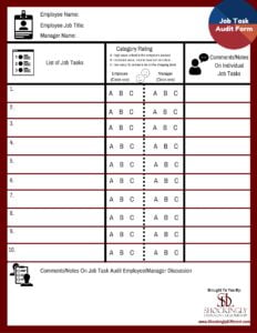 Conducting a Job Task Audit- How High Potential Leaders Reinvent Their ...